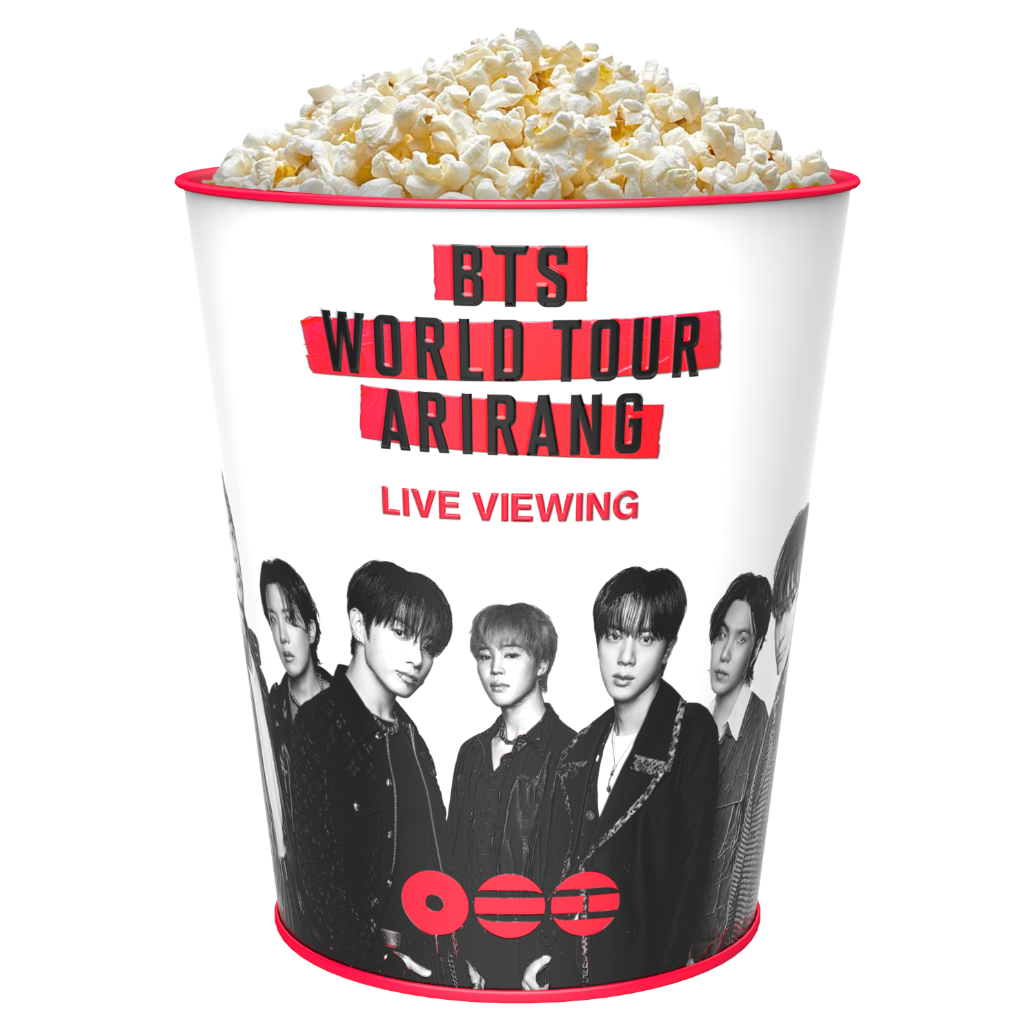 The BTS World Tour Arirang Popcorn Bucket Is the K-Pop Collectib…
